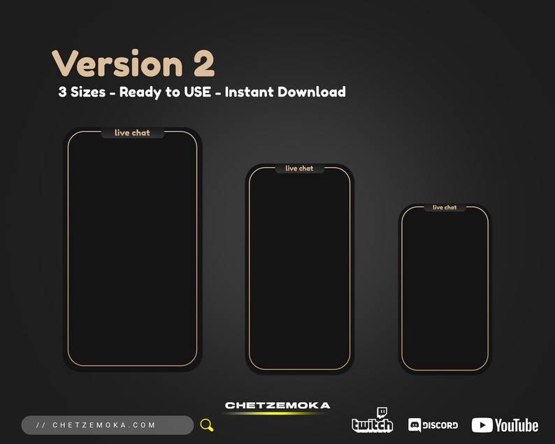 Twitch Chat Box Overlay Minimal and Aesthetic Chat Box - Etsy