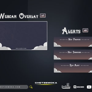 Celestial Stream Overlay - Animated & Static Version | Animated ...
