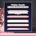5x Vtuber Desk - Vtuber Assets - Pink Romantic Style (high Resolution ...
