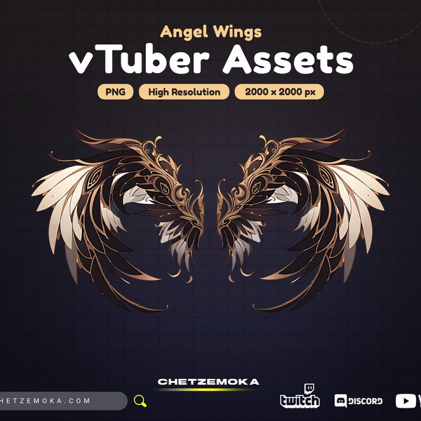 Angel Wings Vtuber Asset - Etsy