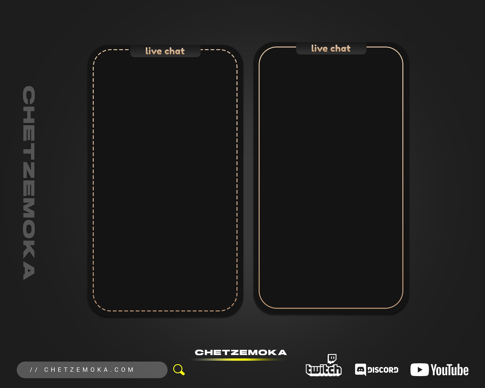 Twitch Chat Box Overlay Minimal and Aesthetic Chat Box - Etsy