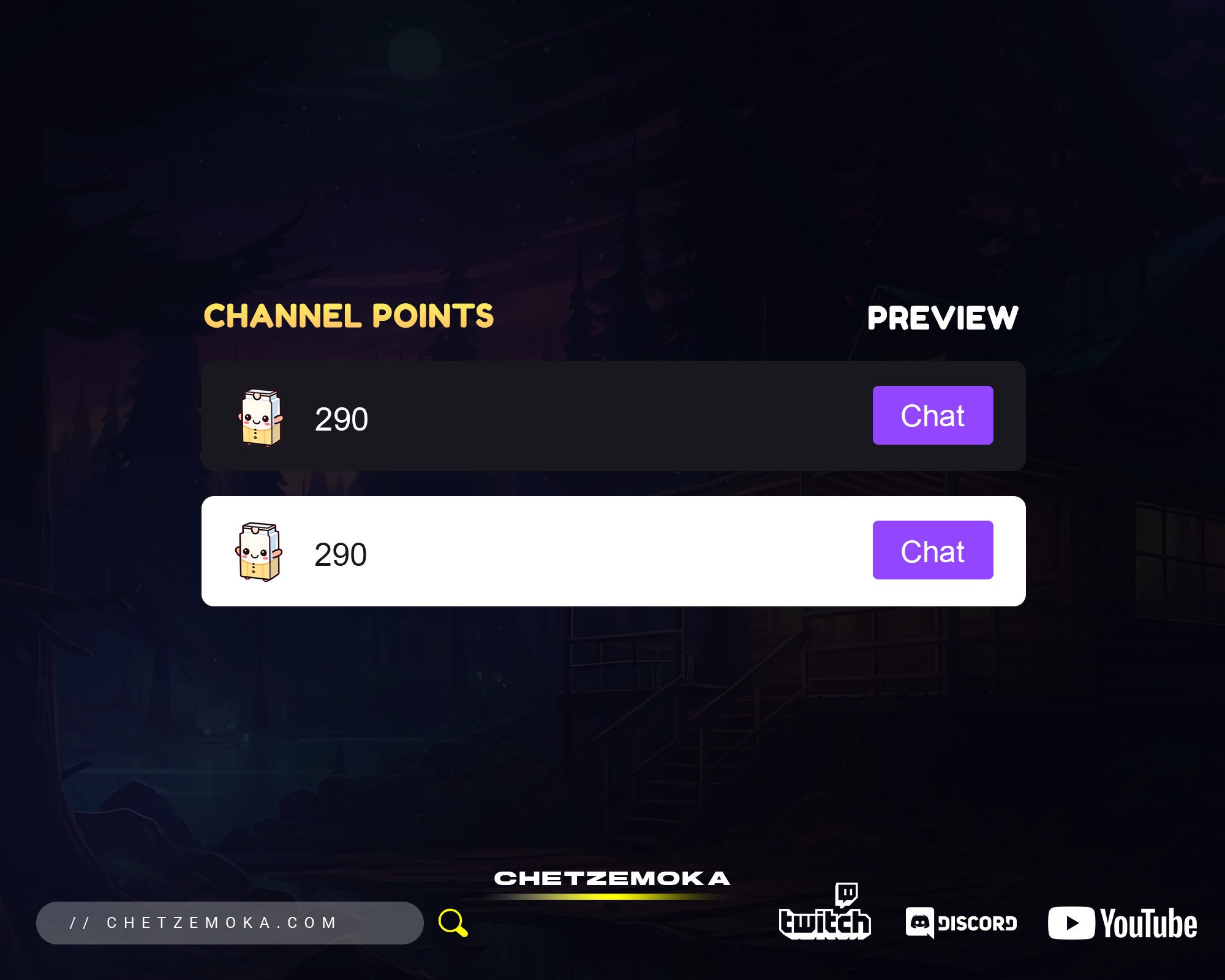 Milk Box Channel Point Twitch Emote Twitch Channel Point - Etsy