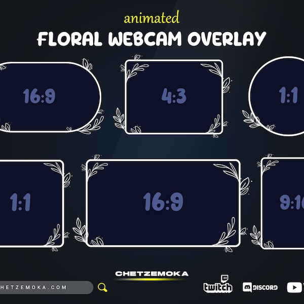 Circle Webcam Overlay - Etsy