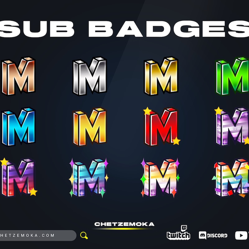 Sub Badges - Etsy