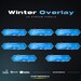 Winter Stream Overlay Pack Snowflake Webcam Overlay Blue - Etsy