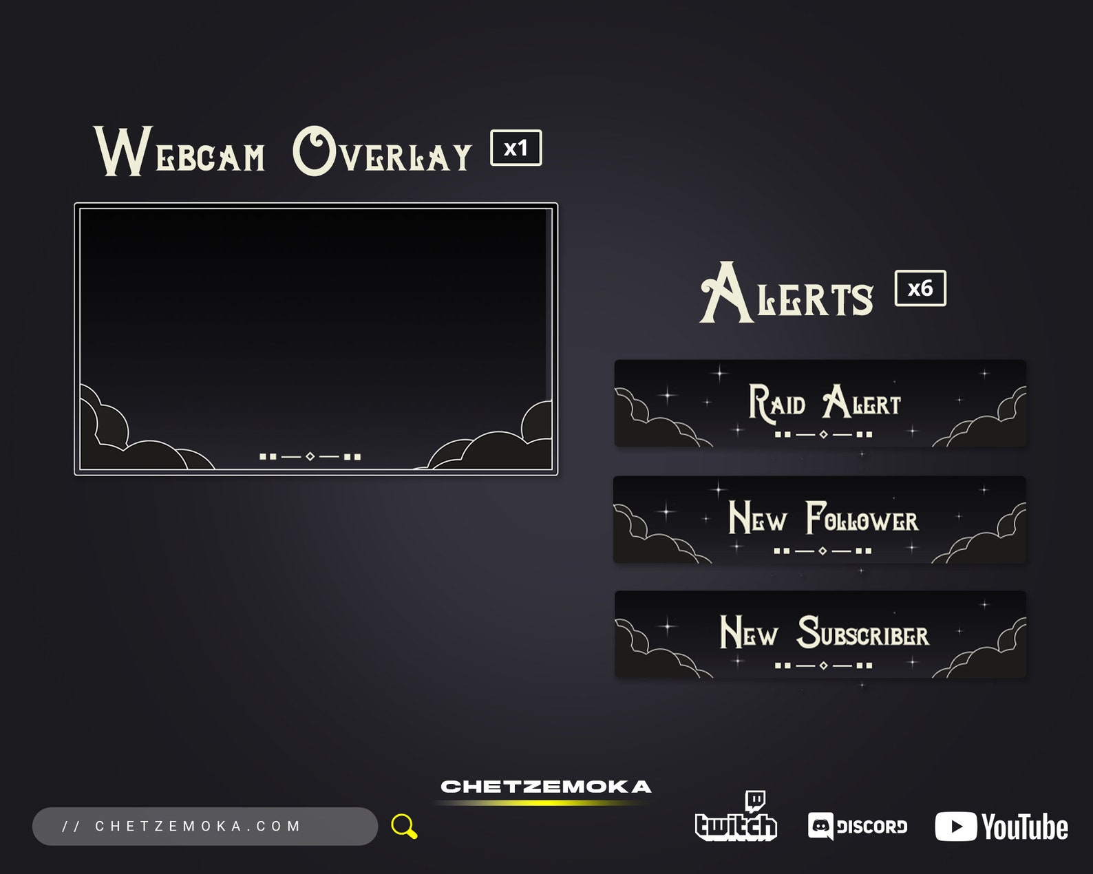 Celestial Stream Overlay Golden Sky Animated & Static - Etsy