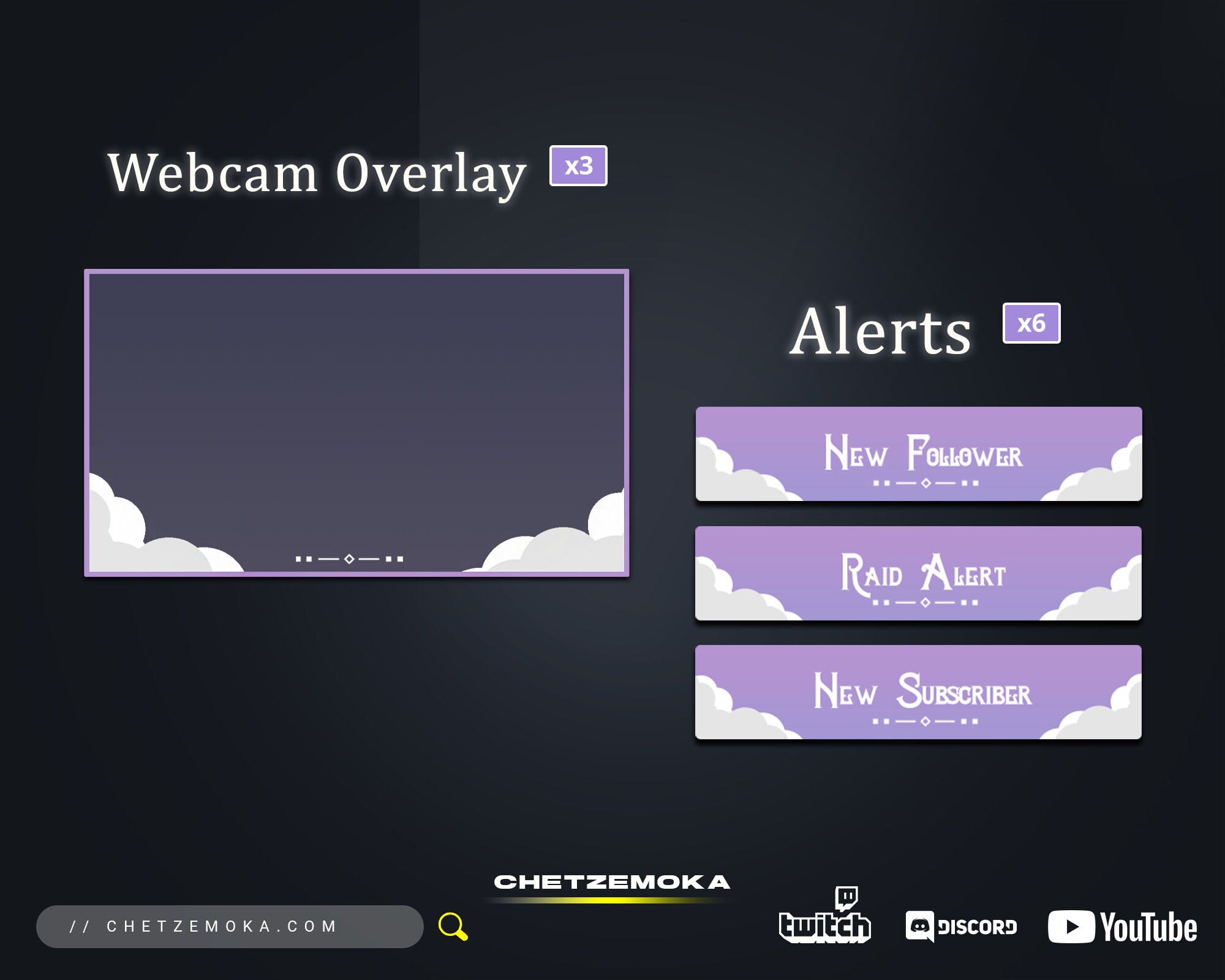 Celestial Stream Overlay Light Violet Animated & Static - Etsy