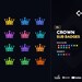 Twitch Crown Sub Badges | 18 Badges | Crowns | Solid & Gradient Colors ...