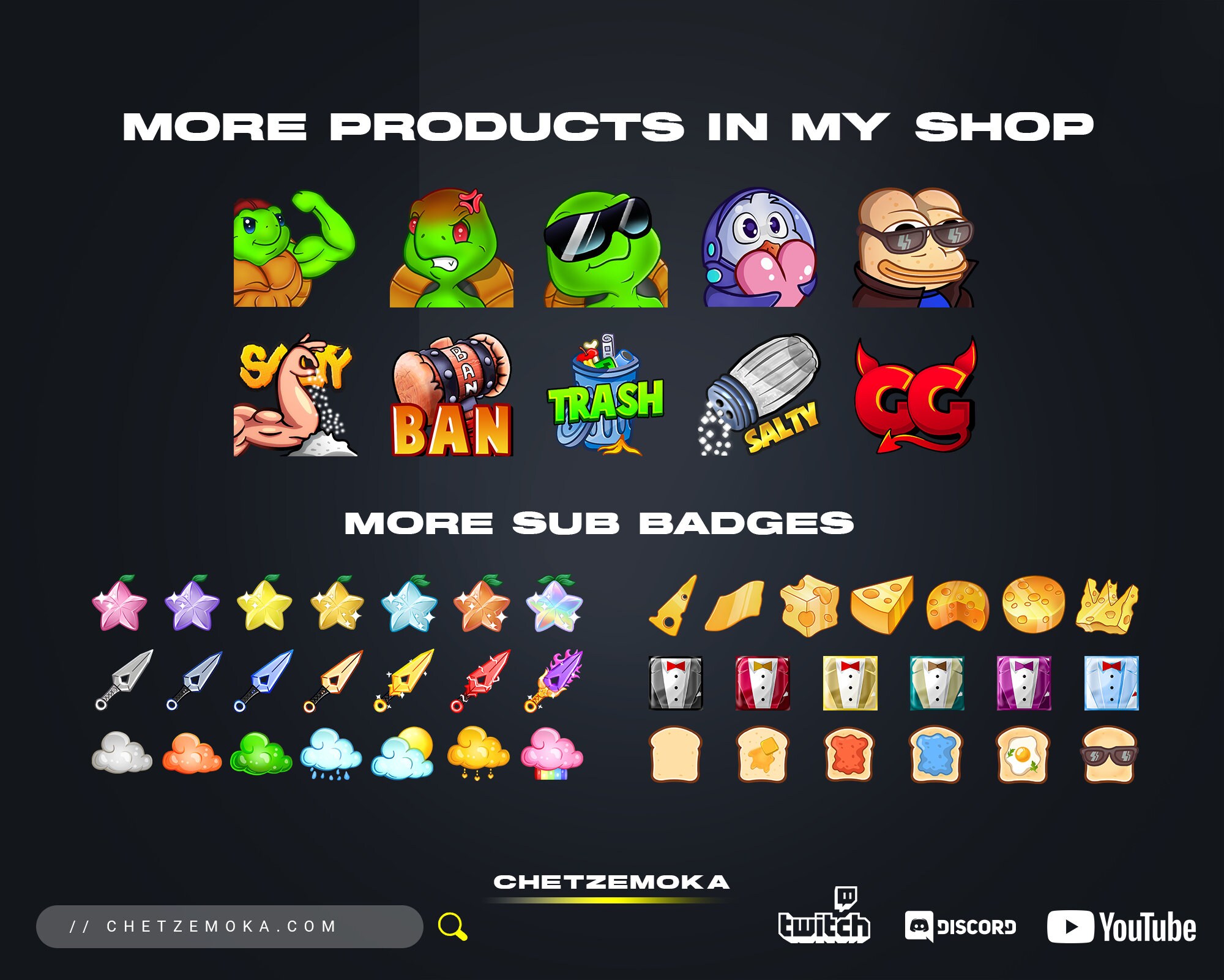 Twitch Poker Sub Badges/emotes | 8 Badges | Cards | Dice I Gold ...