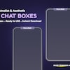 Twitch Chat Box Overlay Minimal and Aesthetic Chat Box Stream 2 Themes ...