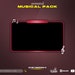 Musical Stream Overlay Dark Red - Animated & Static Version | Music ...