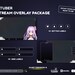 Silver & Navy Vtuber Stream Overlay: Celestial Theme (instant Download ...