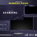 Musical Stream Overlay Dark Purple - Animated & Static Version | Music ...