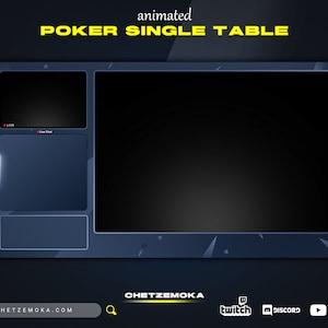 Animated Poker Twitch Overlay: Scenes, Alerts, Panels (digital Download ...