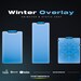 Winter Stream Overlay Pack | Snowflake Webcam Overlay | Blue Vtuber ...