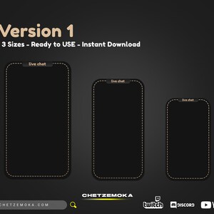 Twitch Chat Box Overlay | Minimal and Aesthetic Chat Box Stream | 2 ...