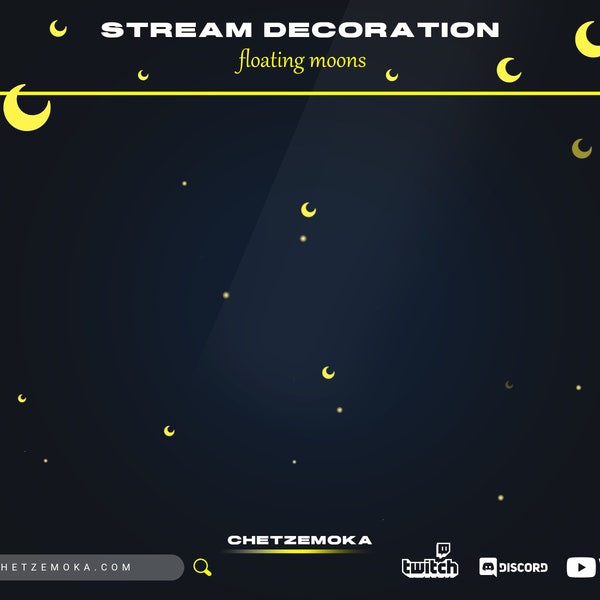 Moon Animated Background - Etsy