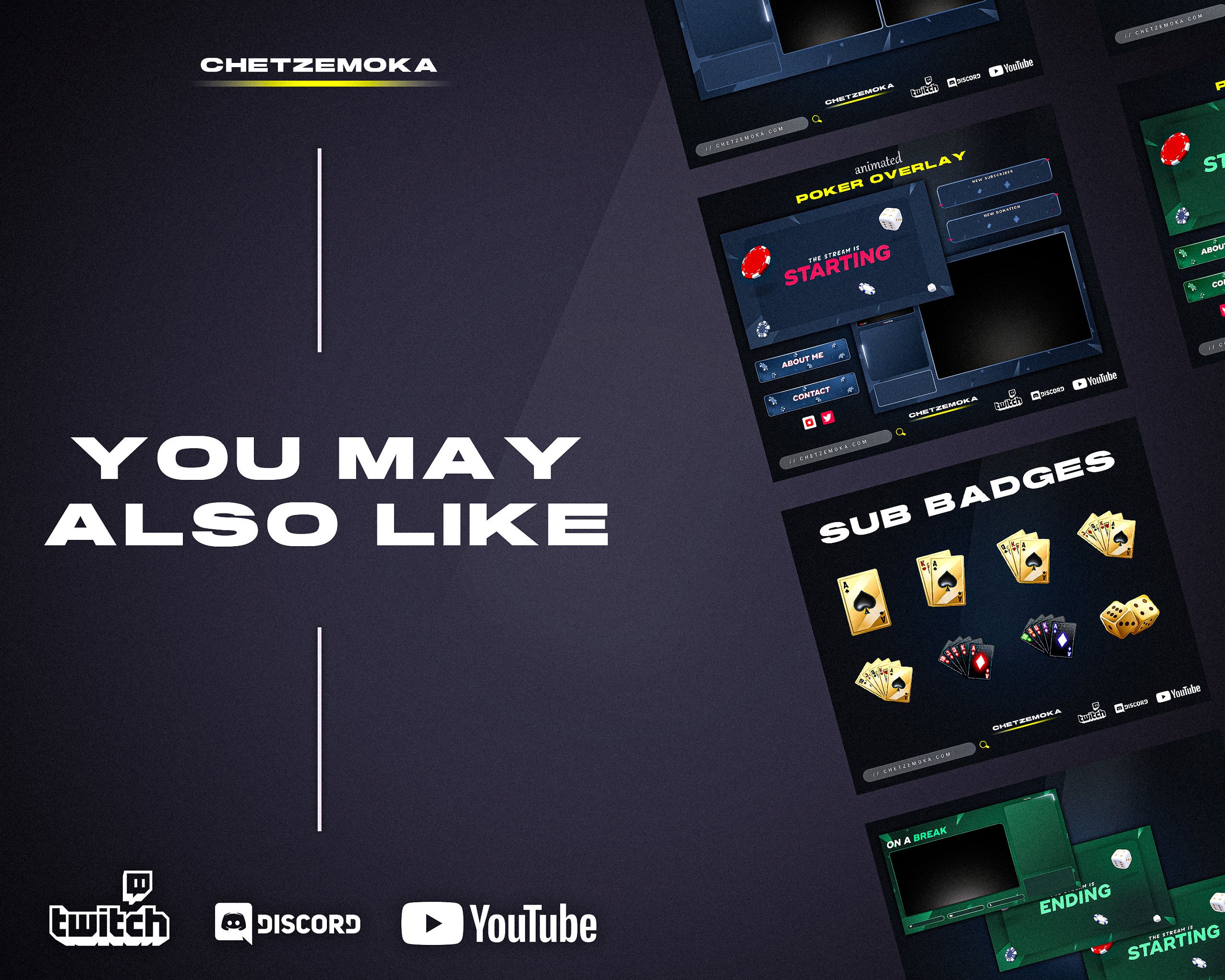 Poker Text Emotes Bundle of 36 Orange Emotes for Poker Streamers ...