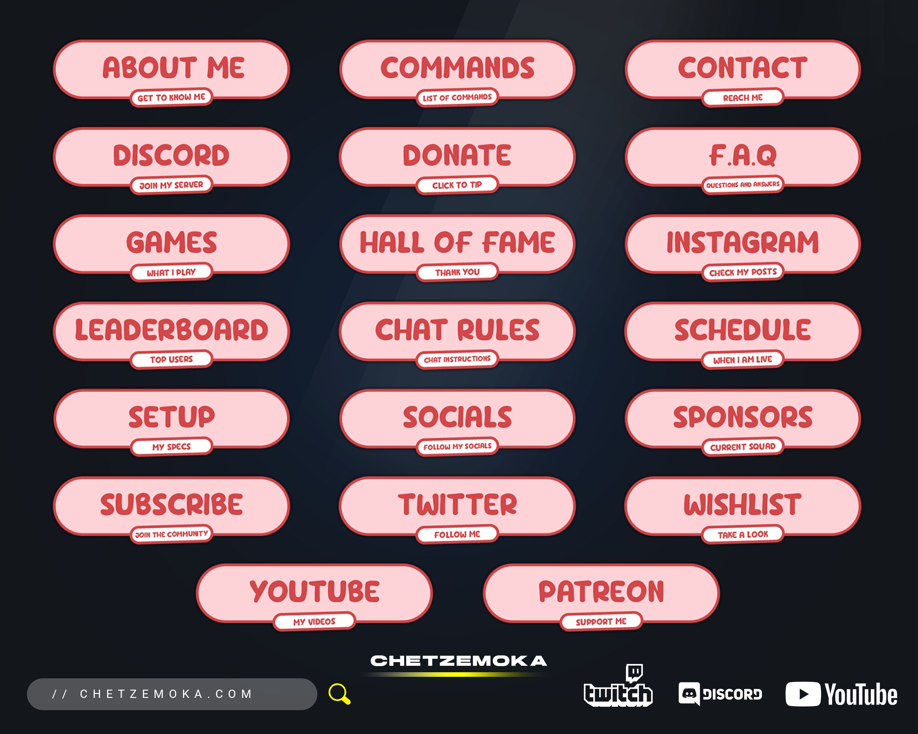 Twitch Animated Pink Galaxy Overlay | 3 Animated Scenes | 3 Animated ...