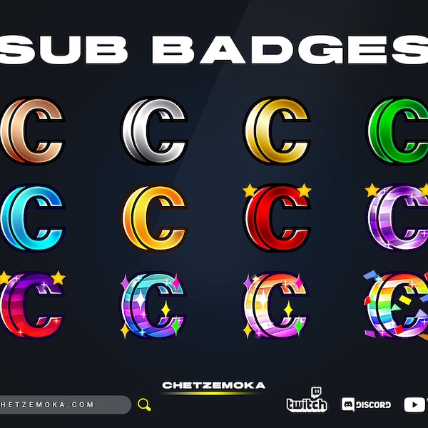 Sub Badges - Etsy