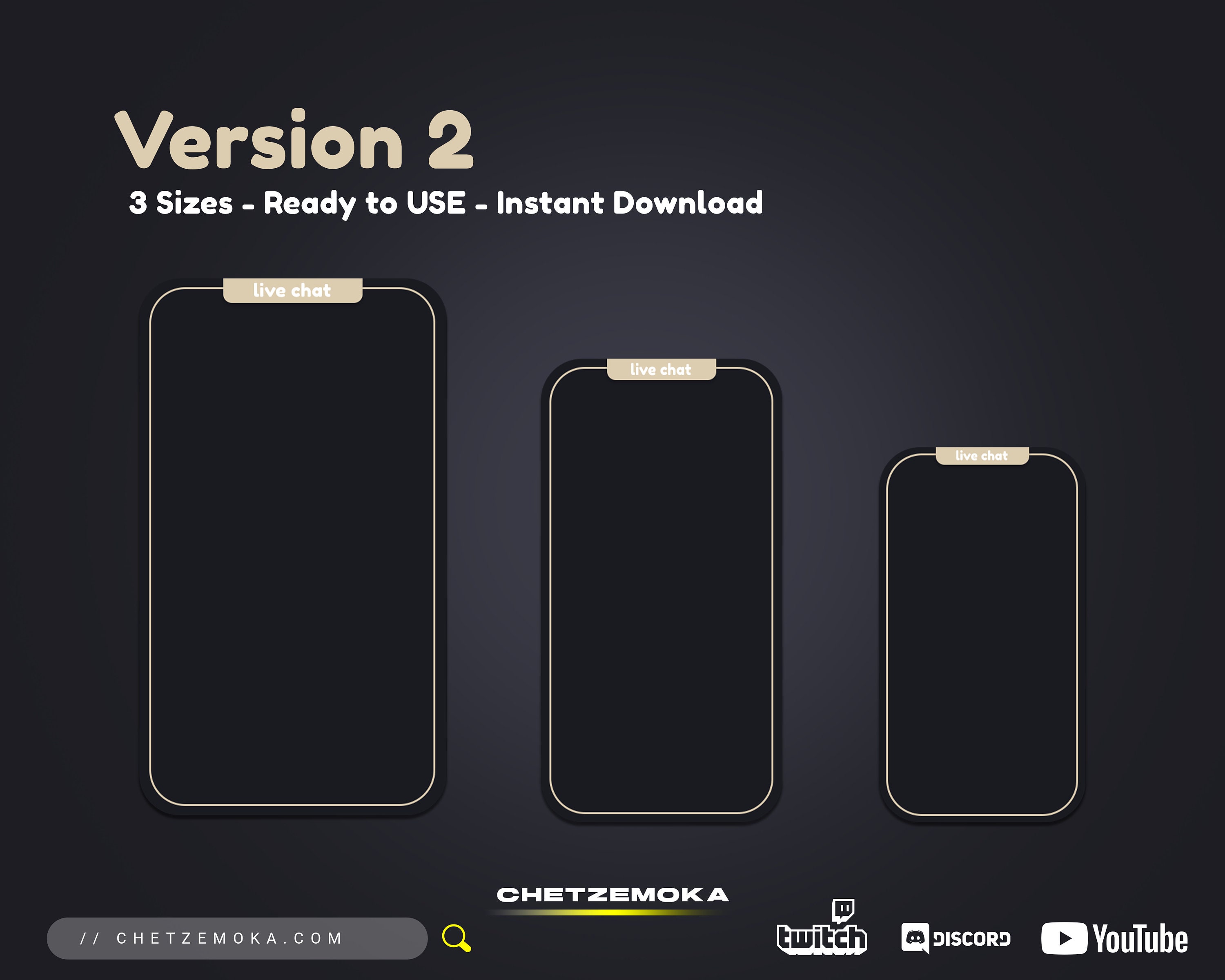 Twitch Chat Box Overlay Minimal and Aesthetic Chat Box - Etsy