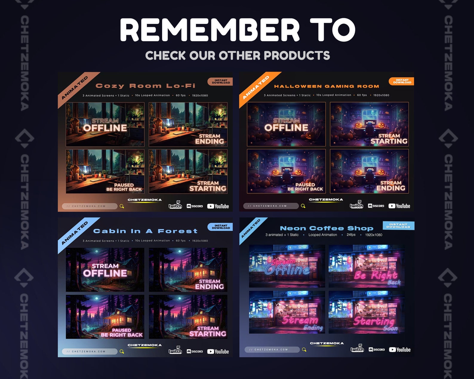 Japanese Mountains Stream Screens Stream Screens for Streamers Vtuber ...