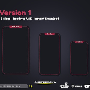 Twitch Chat Box Overlay | Minimal and Aesthetic Chat Box Stream | 2 ...