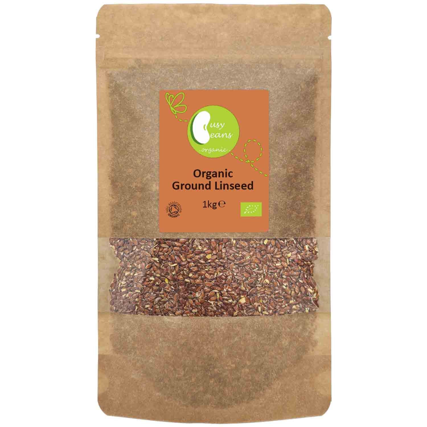 Organic Ground Linseed flaxseed - Etsy