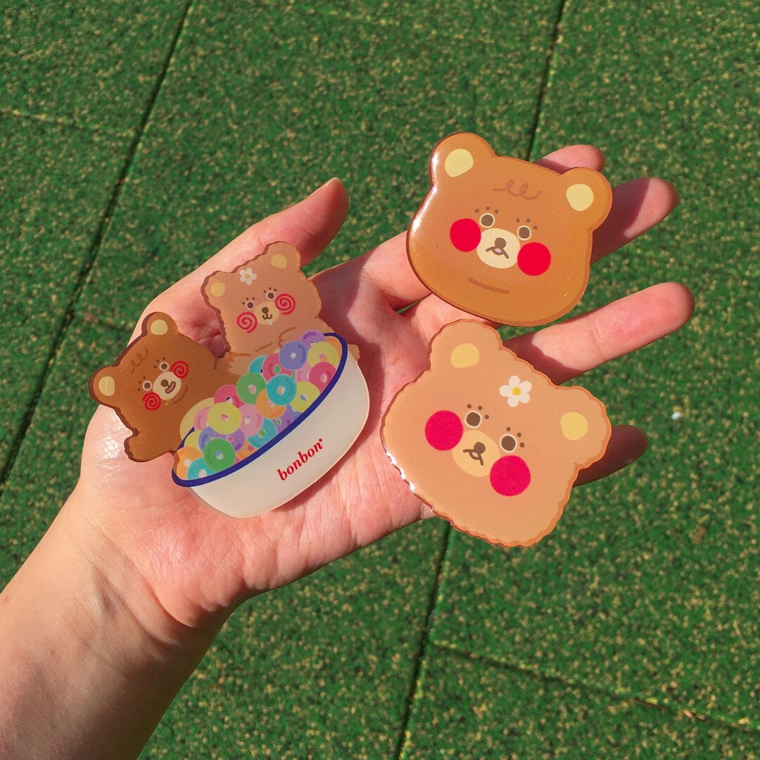 Teddy Bear Griptok Phone Grip Holder - Etsy