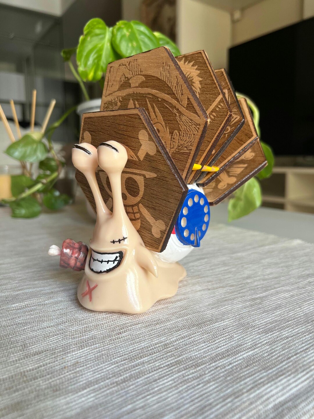 Den Den Mushi Coasters Inspired by the Anime One Piece, 3D Printed - Etsy