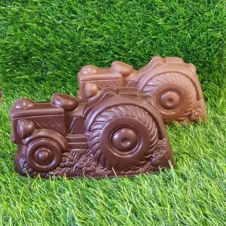 Chocolate Tractor, 3D Chocolate Tractor, Gift for Farmers, Handmade ...