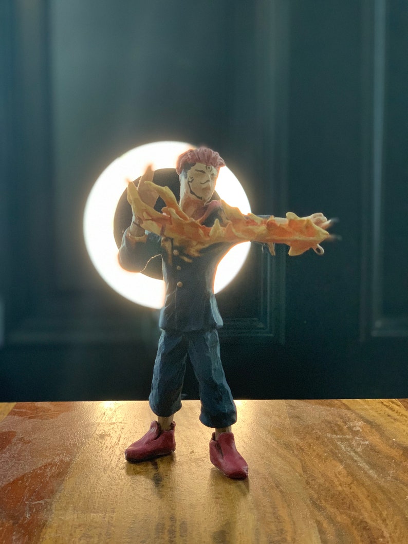 Ryomen Sukuna- Jujutsu Kaisen Polymer Clay Sculpture OOAK - Etsy