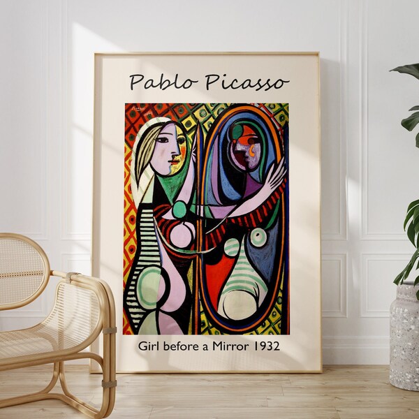 Girl Before a Mirror - Etsy