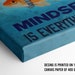 Mindset Canvas Art Print Motivational Wall Decor - Etsy