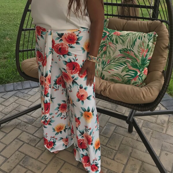 Hawaiian Palazzo Pants - Etsy