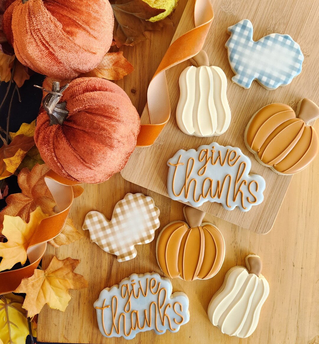 Tall Pumpkin Cookie Cutter Fall & Thanksgiving Cookie Cutter - Etsy