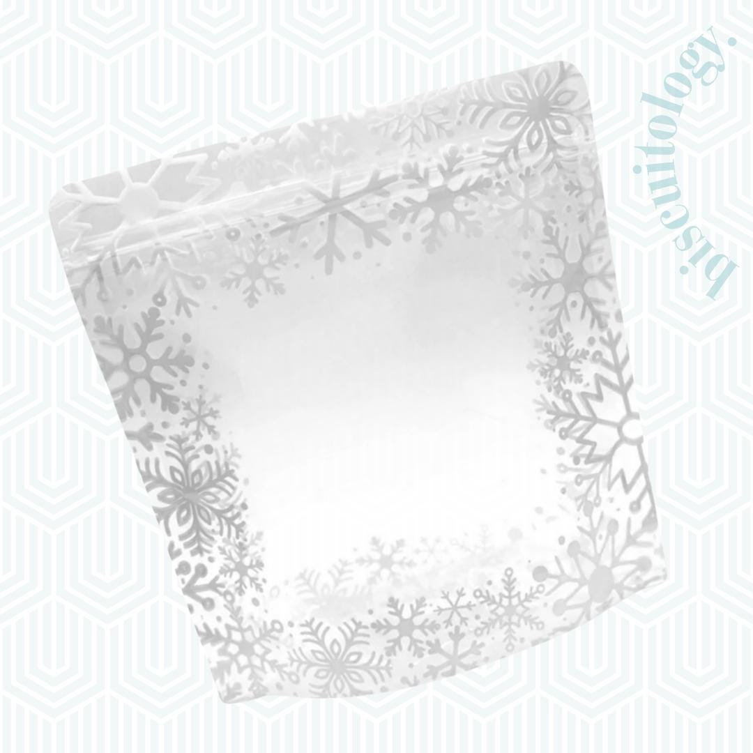 Snowflake Christmas Cookie Bags: Holiday Treat Packaging, Set of 10 - Etsy