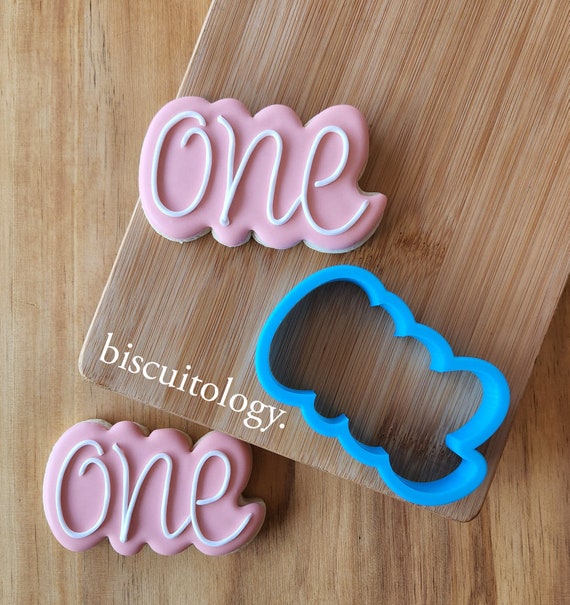 First Birthday Cookie Cutter Hello 30 Cookie Stamp With Cutter Lulu