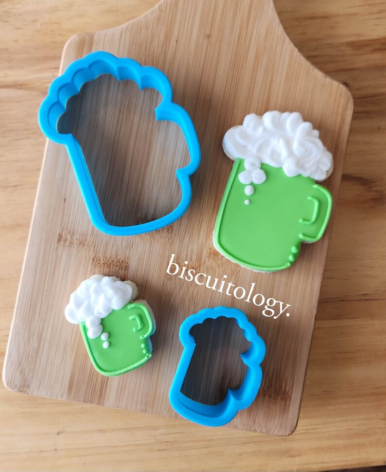 Green Beer Cookie Cutter Fondant Cutter Clay Cutter - Etsy