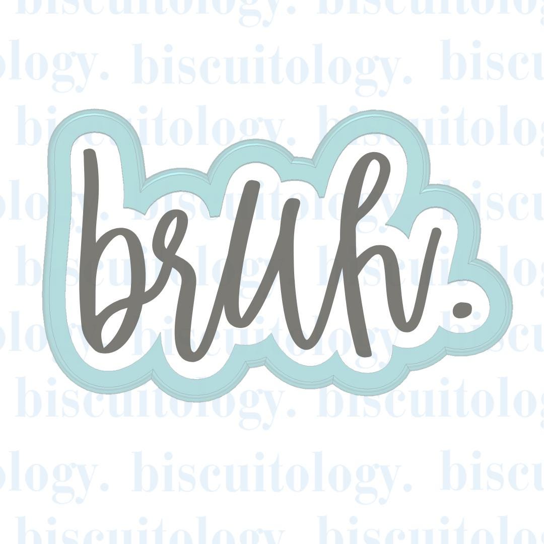 Bruh Cookie Cutter Mother's Day Cookie Cutter Fondant Cutter Clay ...