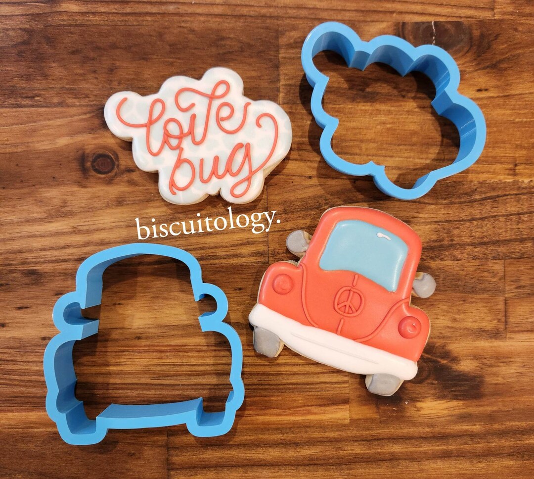 Valentine's Day Love Bug Cookie Cutter Set - Etsy