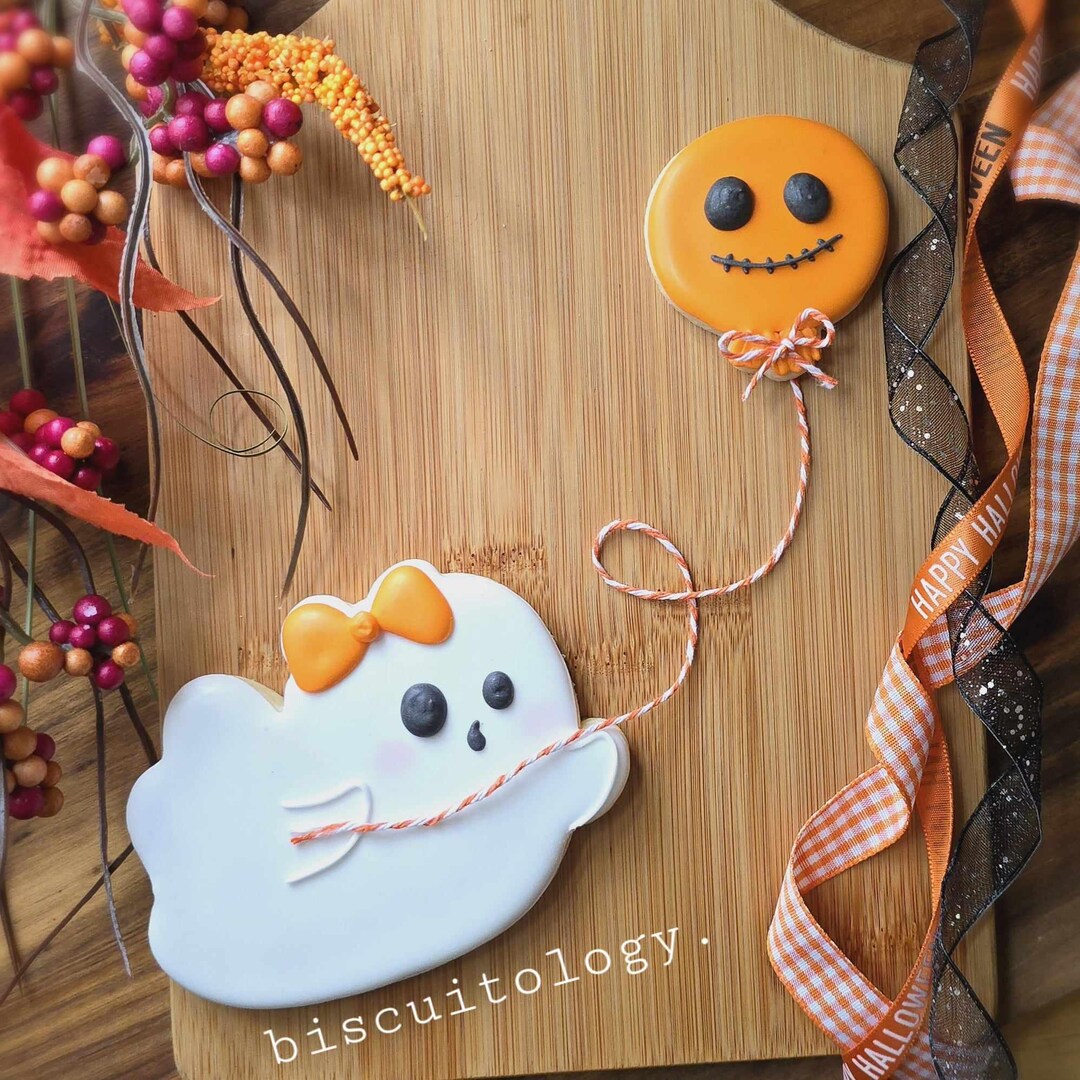 STL File for 3D Printing Ghost With Bow & Balloon Cookie Cutter ...