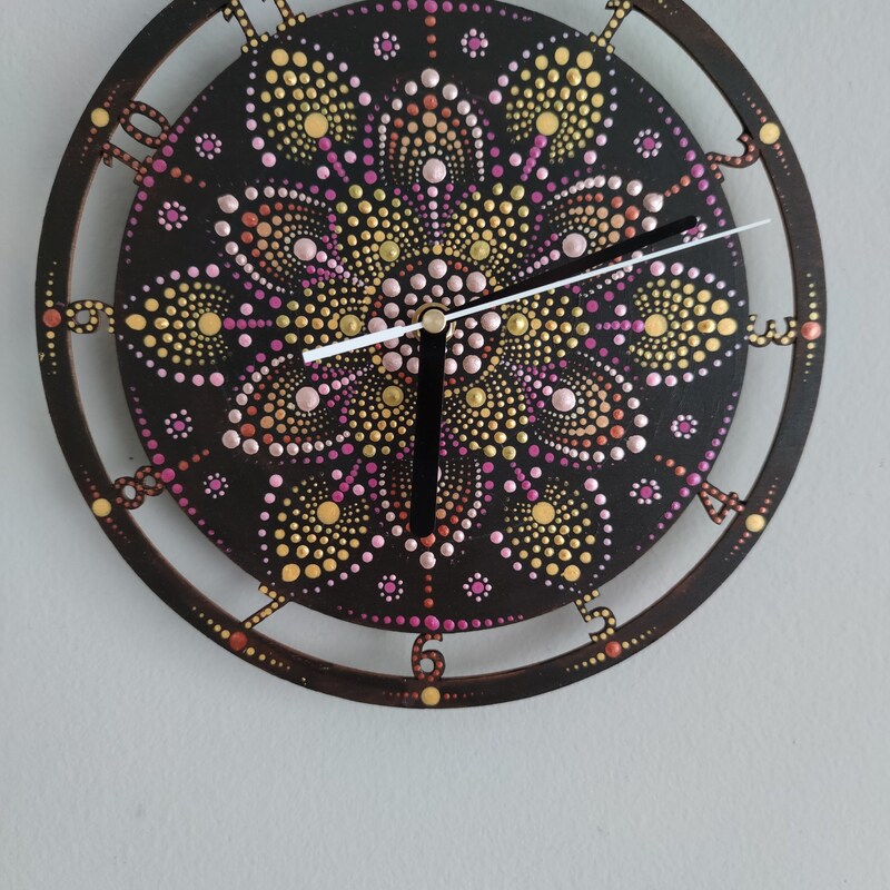 Mandala Clock - Etsy