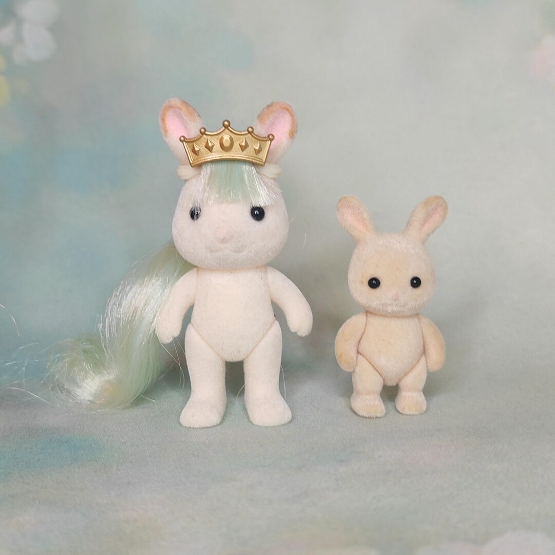 Set of 2 Calico Critters Rabbit Figures Collectible Calico Gritters - Etsy