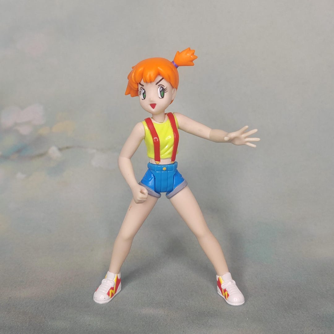 Vintage Pokémon Misty Human Trainer Action Figure Hasbro Nintendo 2000 ...