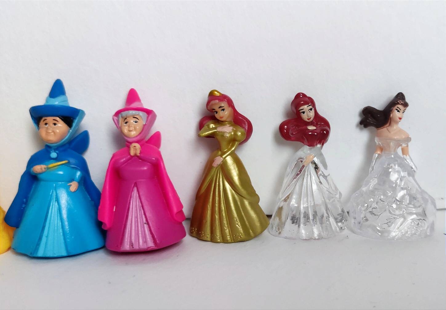 Set of 7 Disney Princesses Mini Figures Disney Princesses Mini Figures ...