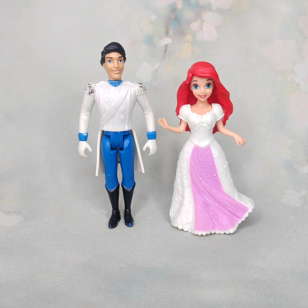 Disney Princess Magiclip Little Mermaid Ariel Mini Doll | Prince Eric ...