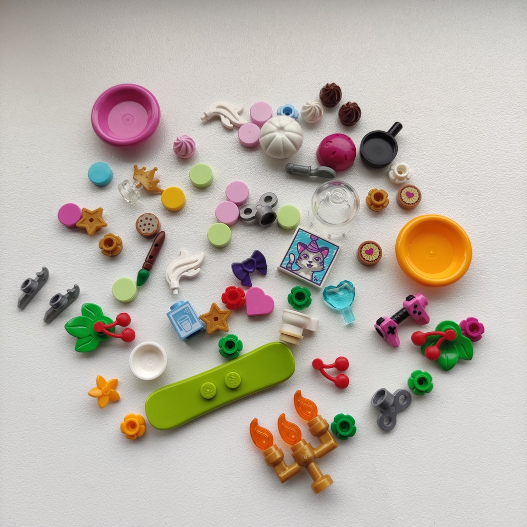 Set of 60 Lego Friends Accessories | Authentic Lego Minifigures - Etsy