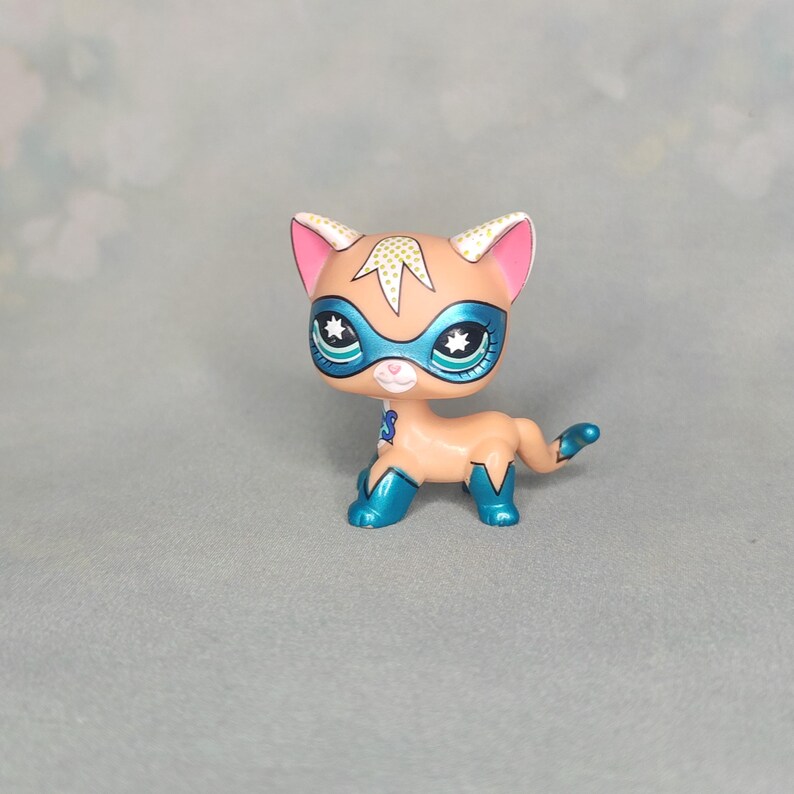 Rare Replica Littlest Pet Shop Comic Con Shorthair Superhero Cat 2006 ...