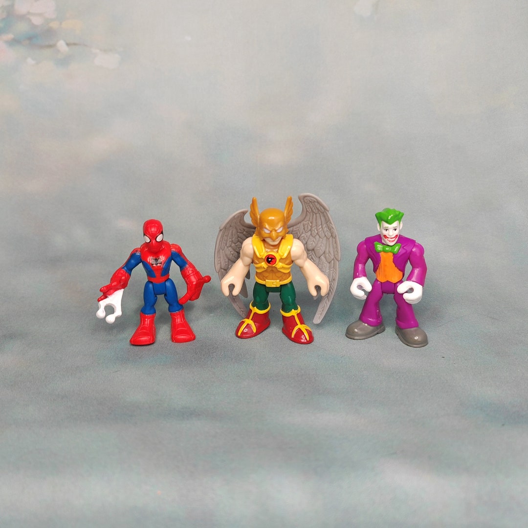 Set of 3 Marvel and DC Super Heroes Mini Figures | Collectible Marvel ...